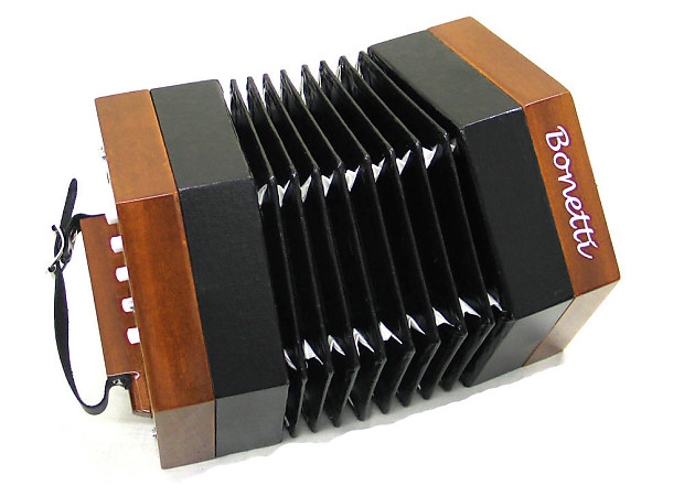 Bonetti 30 Button C/G Concertina Model AP30 ~ Includes hard | Reverb