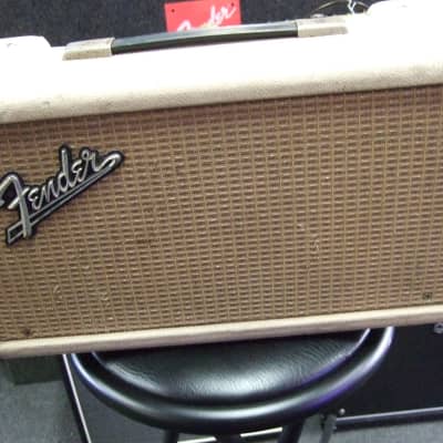 1963 Fender 6G15 Reverb Unit Blonde w/Wheat Grille & Flat | Reverb