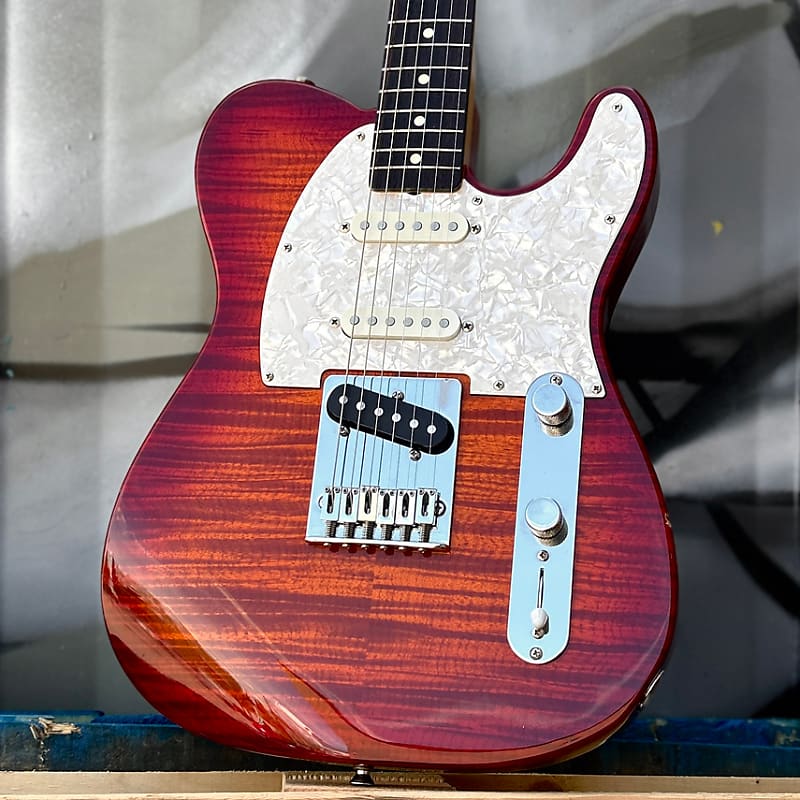 1995 Fender MIJ Fujigen Foto Flame Nashville Tele - | Reverb
