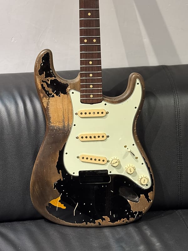 Black1 Strat body John Mayer Strat Body | Reverb Australia