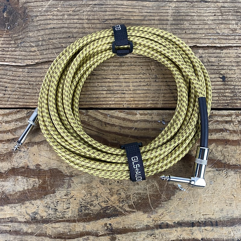 GLS Audio 20 ft Instrument Cable - Straight to Angled | Reverb