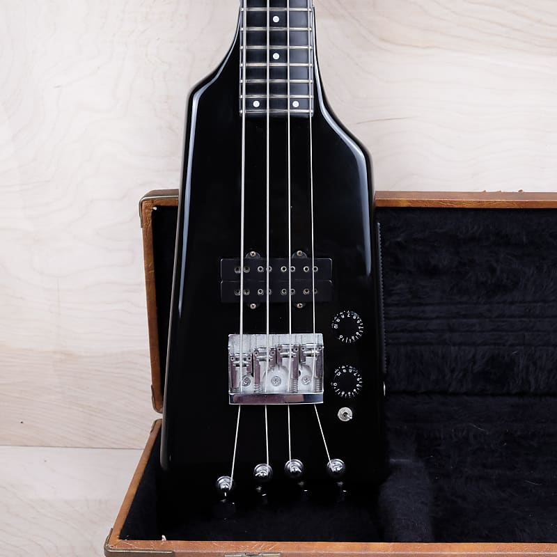 Kramer Duke Standard Headless Bass 1980 Black Vintage Made | Reverb UK