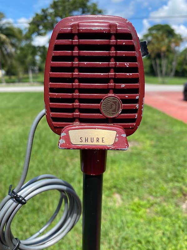 Shure 710 S Crystal box/data sheet all original rare stand | Reverb