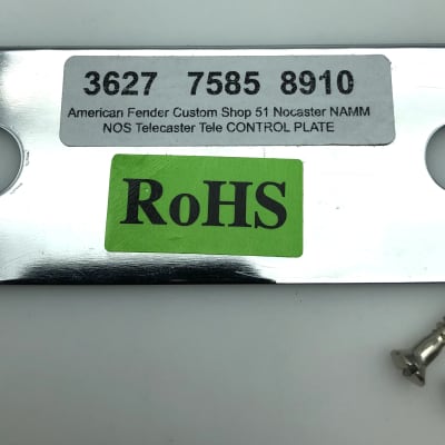 Fender Custom Shop Telecaster Control Plate w/Hardware | Reverb