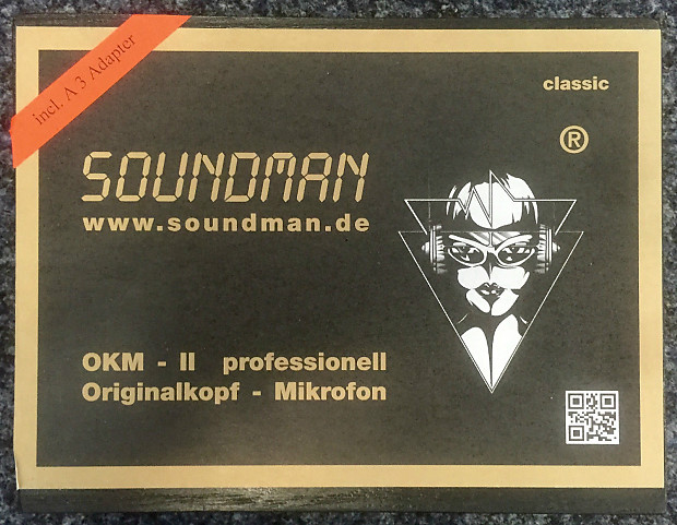 Soundman OKM-II classic A3 adapter included - last item - | Reverb UK