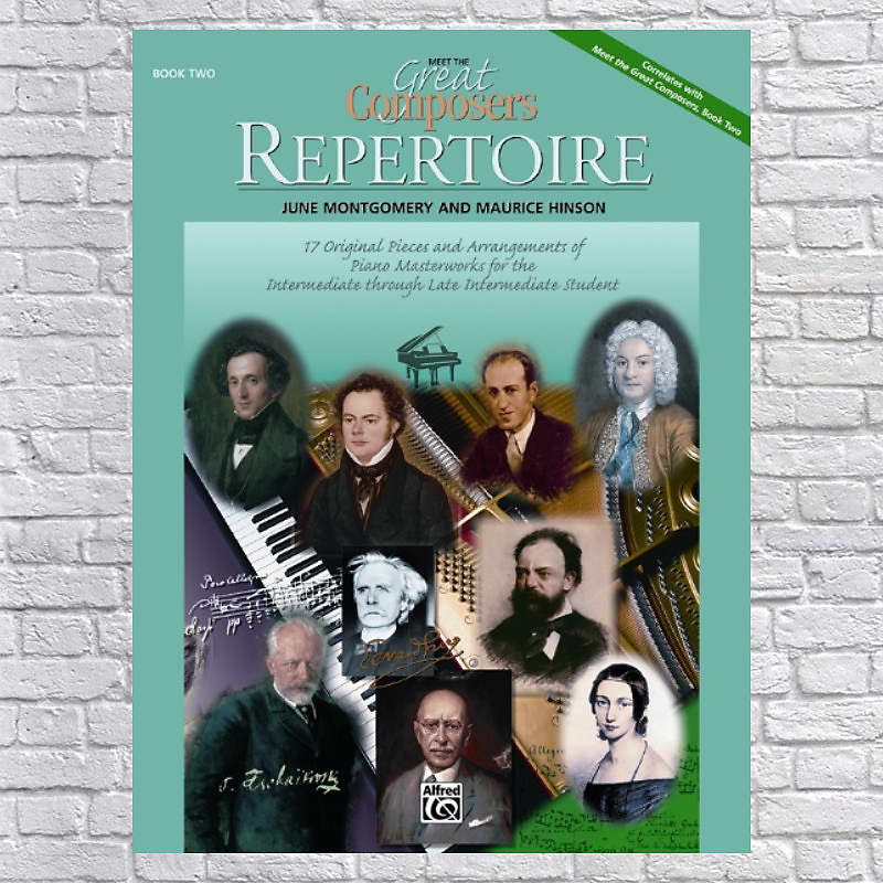 00-18117 Meet the Great Composers- Repertoire- Book 2 - Music | Reverb