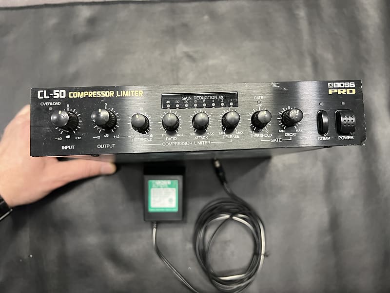 Boss Pro CL-50 Compressor Limiter MIJ Black w/ power supply | Reverb