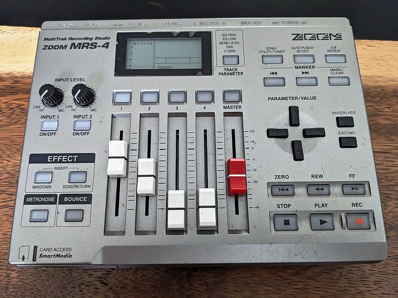 Zoom MRS-4 Portable 4-Track Smart Media Card Digital | Reverb
