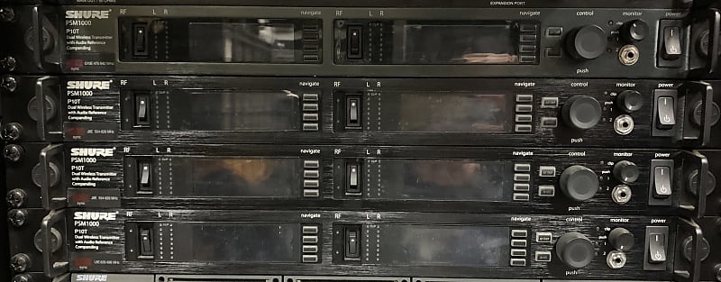 Shure PSM1000 set (1xP10T , 2xP10R) (G10E band: 470-542MHz) | Reverb