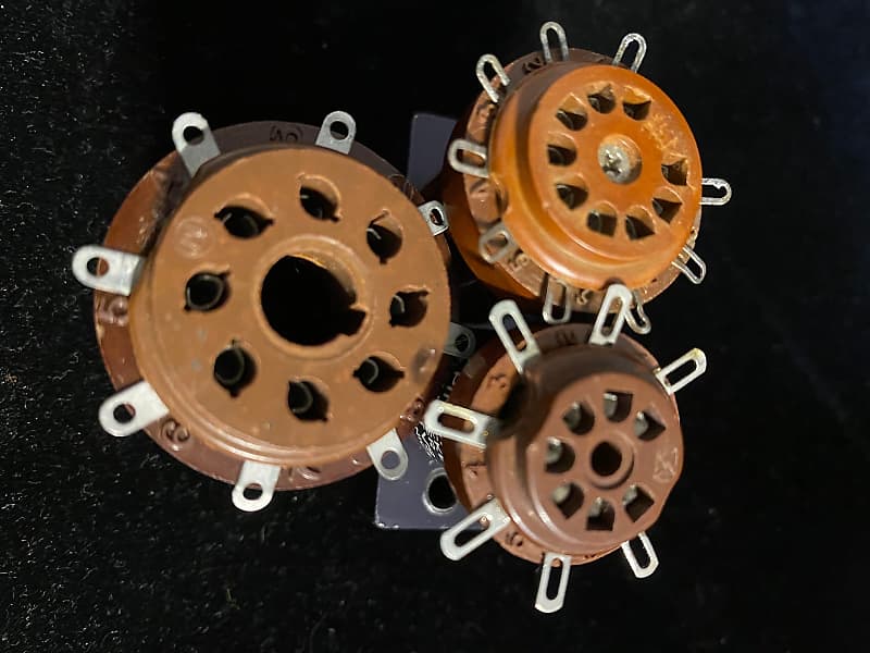 Tube Test Sockets Pomona TVS-7 TVS-9 TVS-8 1960’s Brown | Reverb
