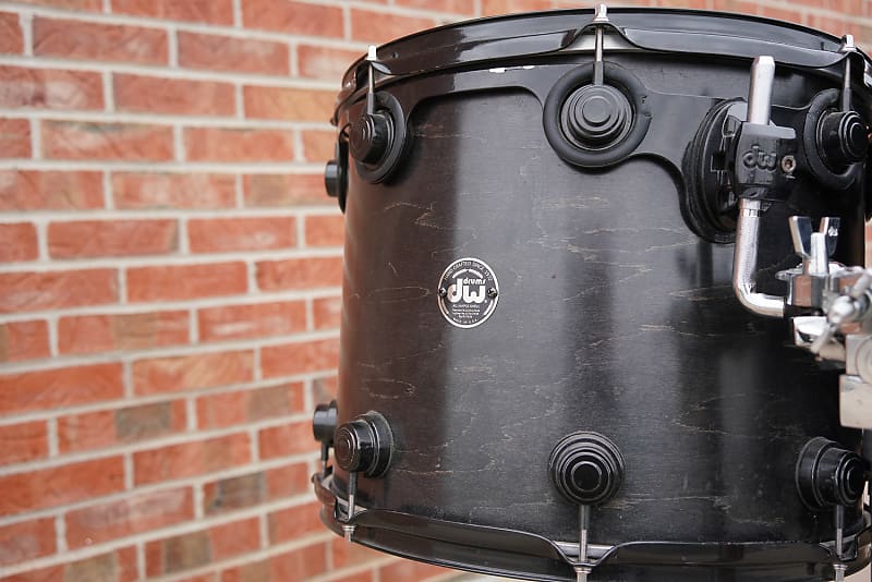 1999 DW Collector's Series Drum Kit, Keller Shells, Ebony, | Reverb