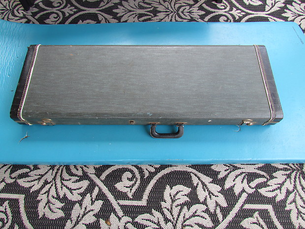 Rickenbacker 3/4 Size Guitar Case 1960's Grey with Blue | Reverb