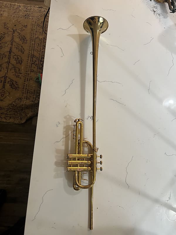 E-Benge Herald Trunpet Herald trumpet Gold | Reverb