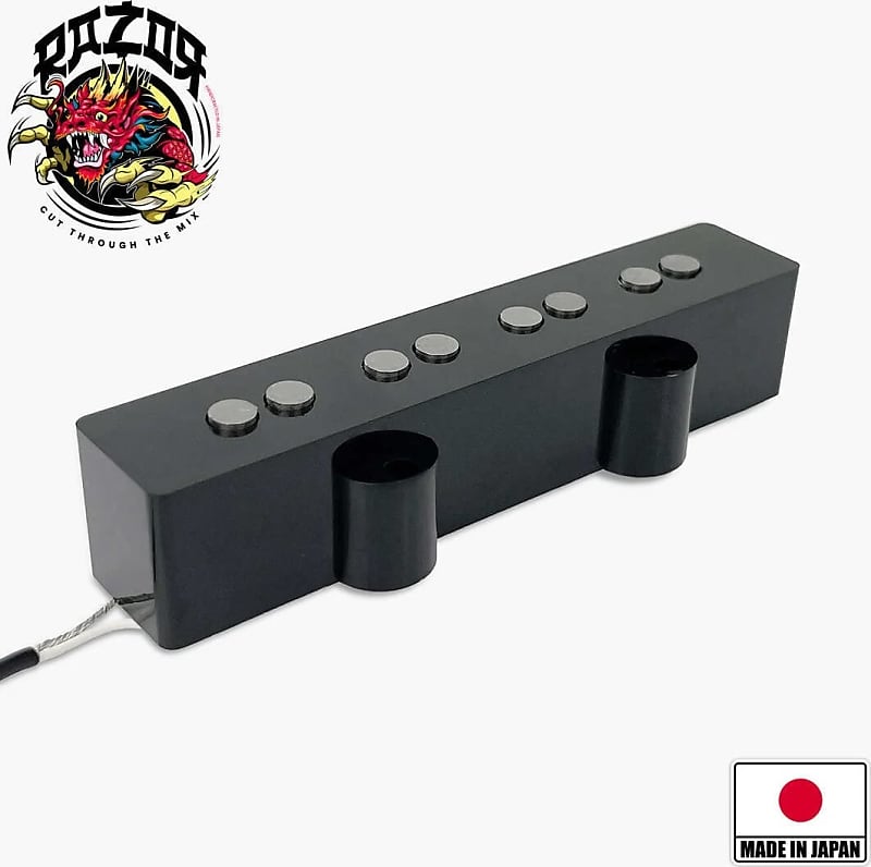 Razor® Mangetsu Full Moon Bridge Pickup for Jazz Bass® - | Reverb