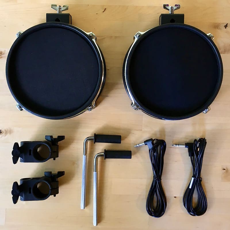 NEW 2X Alesis Surge 8 Inch Mesh Drum Pad Set: 2X Drum Pads, | Reverb