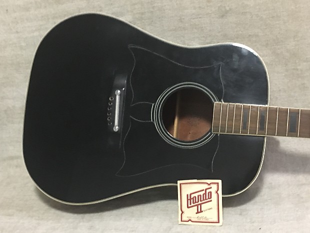 Hondo II H155B 1970's-1980's Black | Reverb