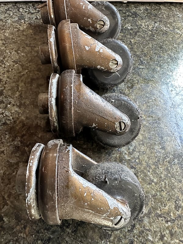 Marshall Homa all metal body/ plastic wheel casters Late 70s | Reverb