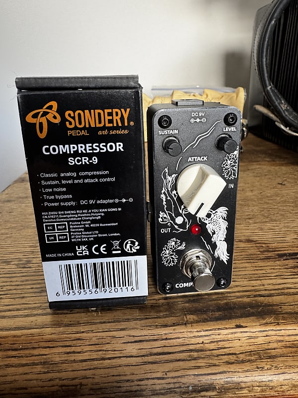 Sondery SCR-9 Compression Pedal 2023 - Anodized Aluminum | Reverb