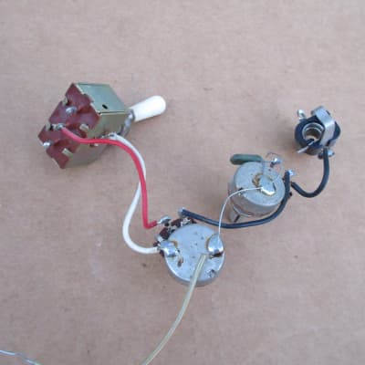 Vintage 1960s Teisco Japan Pots Switch Input Jack Wiring | Reverb