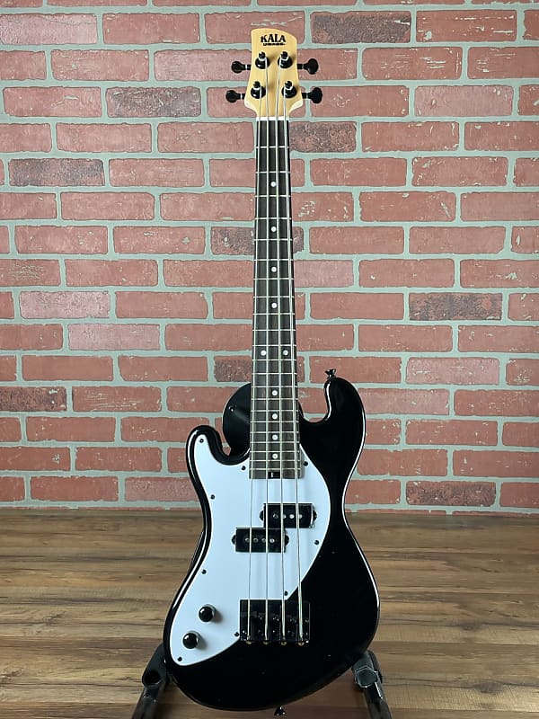 Kala Solid Body 4-String Jet Black Fretted U-Bass Left Handed | Reverb