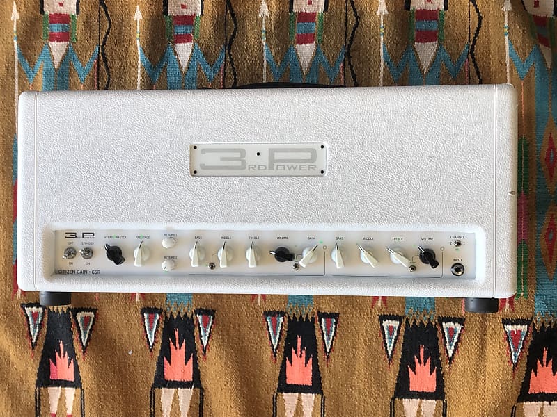 3rd Power Citizen Gain CSR 40w Amp Head 2016 - White | Reverb