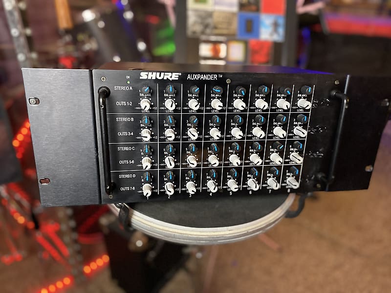 Shure AuxPander 8x8 Line Mixer and Auxiliary Expander 1 of 2 | Reverb