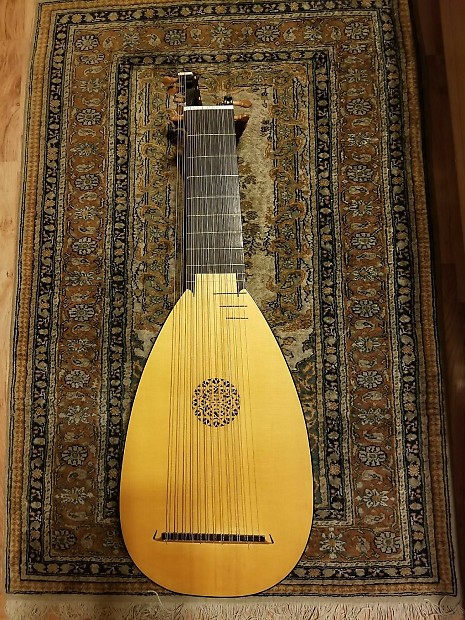John Rollins 13 course Baroque Lute 1980 #60 | Reverb