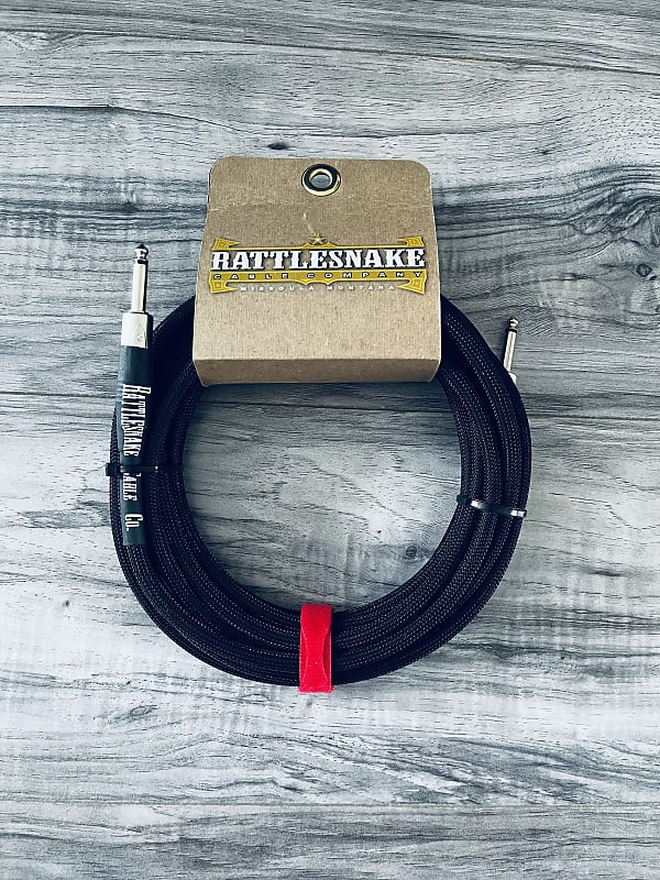 Rattlesnake Cable Company 20ft - Black | Reverb