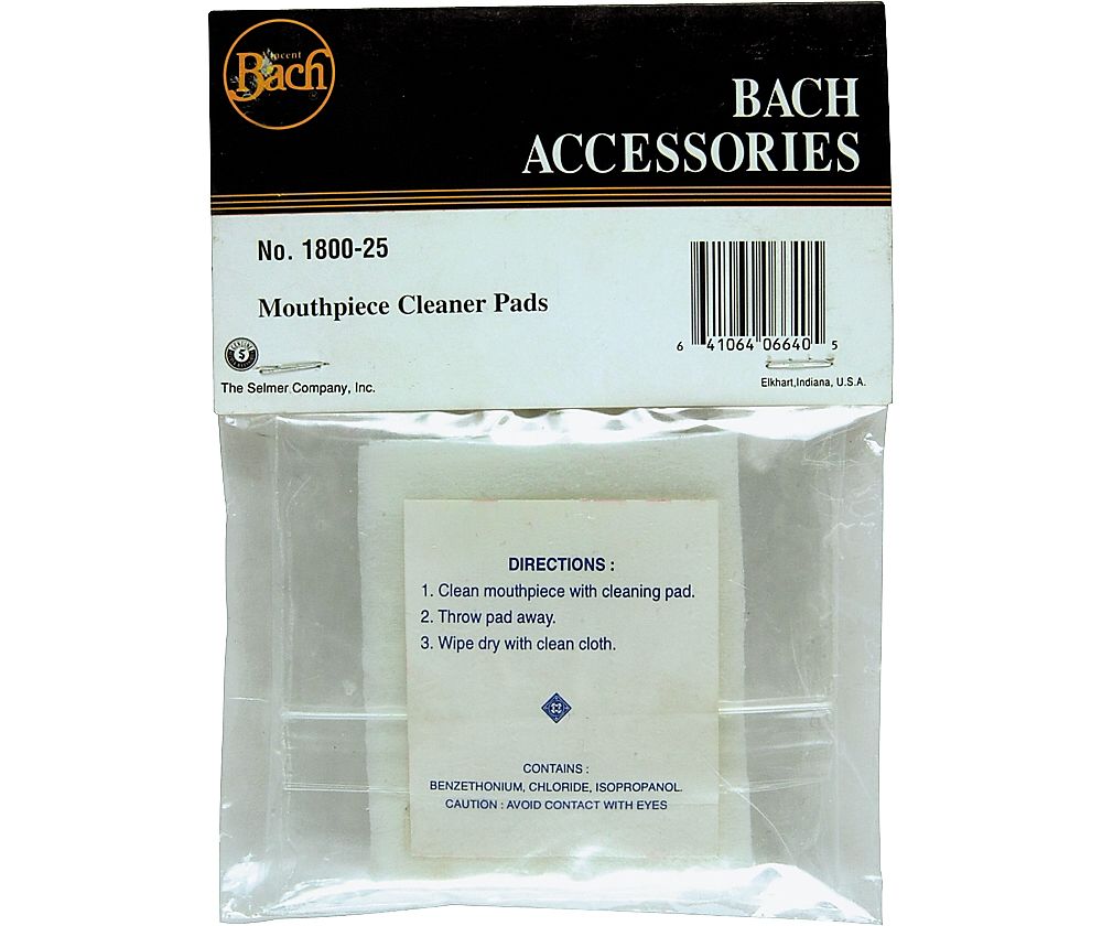 Bach 180025 Mouthpiece Cleaning Pads | Reverb Canada