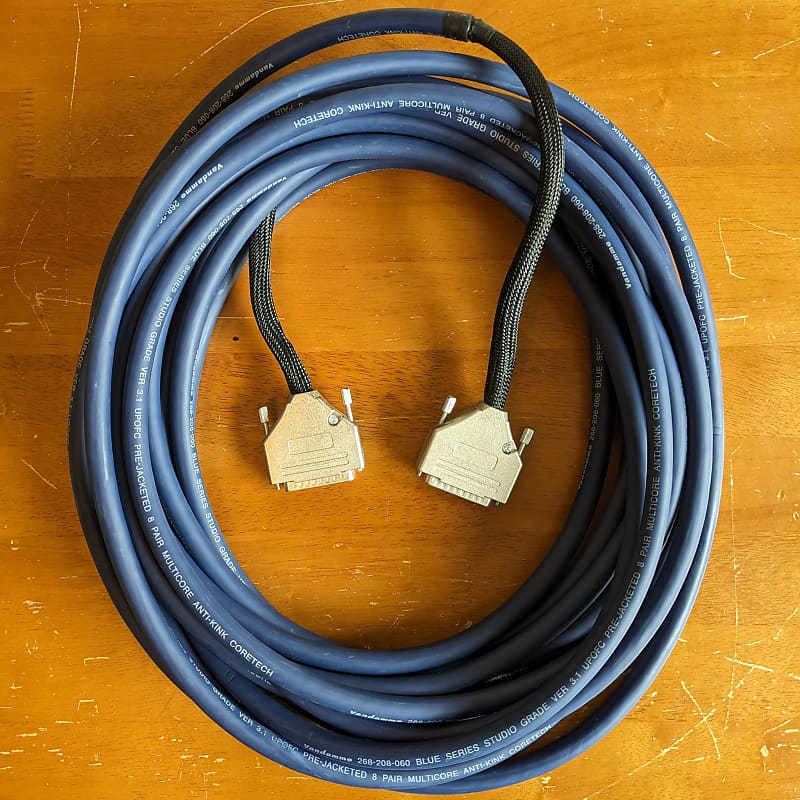 VDC Van Damme DB25-DB25 10m Blue Series 8-Way Studio Grade | Reverb