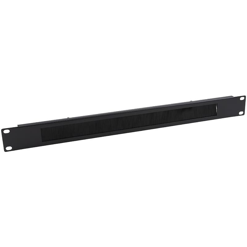 1U 19-Inch Rack Mount Cable Management Panel with Brush | Reverb