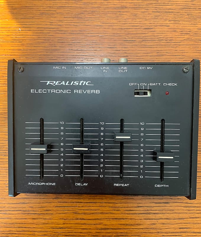 Realistic Electronic Reverb 80s | Reverb