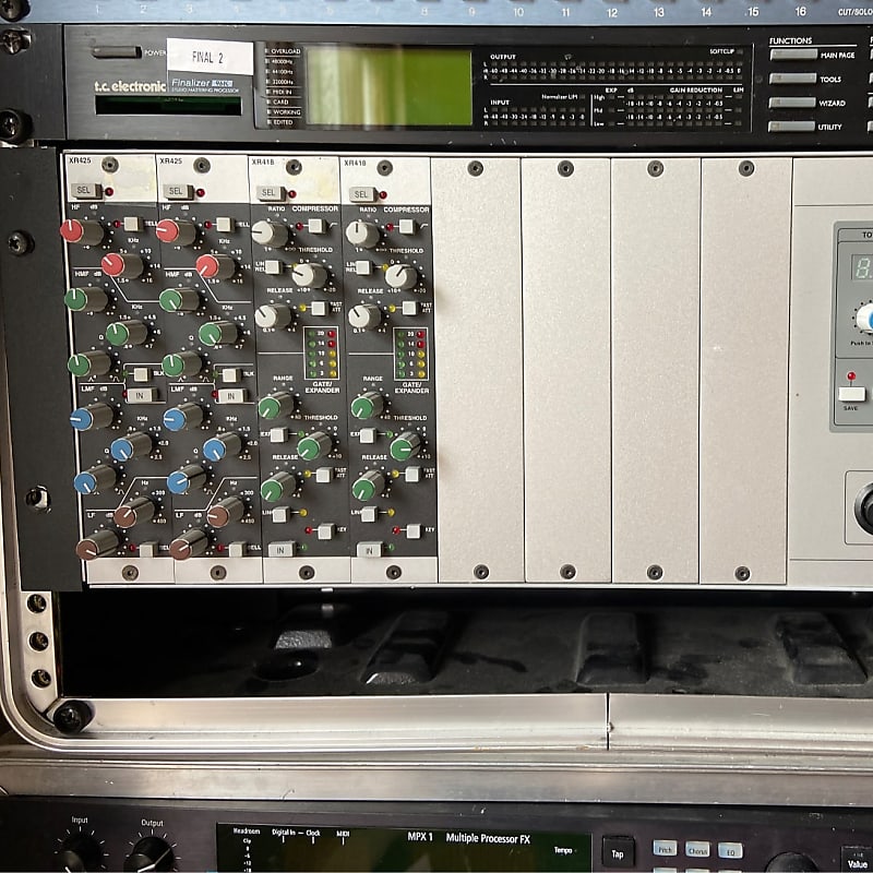 Solid State Logic X-Rack Loaded with 2 XR418 Dynamics Modules | Reverb