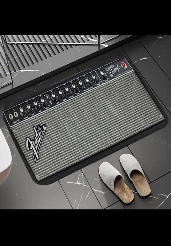 Fender Amp Carpet /Rug Bassman 2023 - Black | Reverb