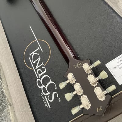 Knaggs Keya 2023 - Light Blue Burst Flame Top Electric Guitar | Reverb