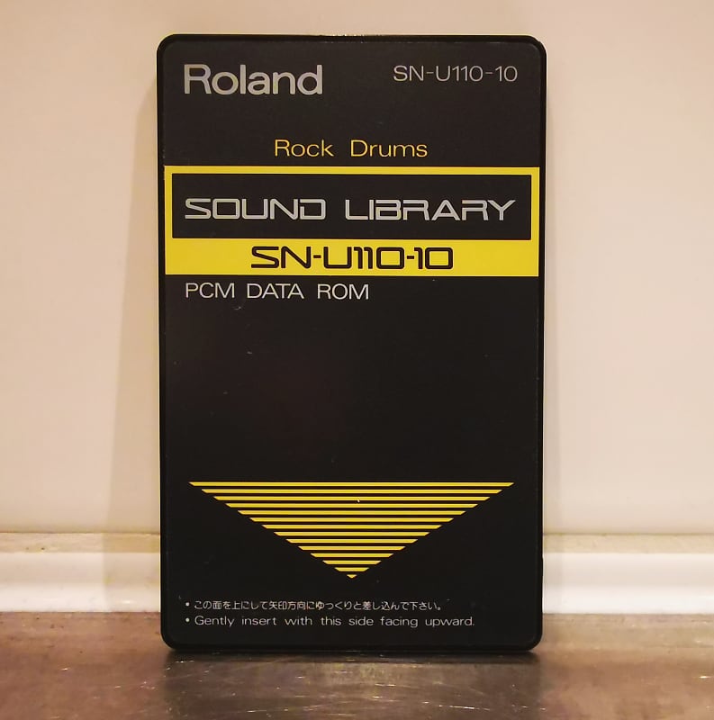 Roland SN-U110-10 Sound Library Rock Drums PCM Data ROM Card | Reverb