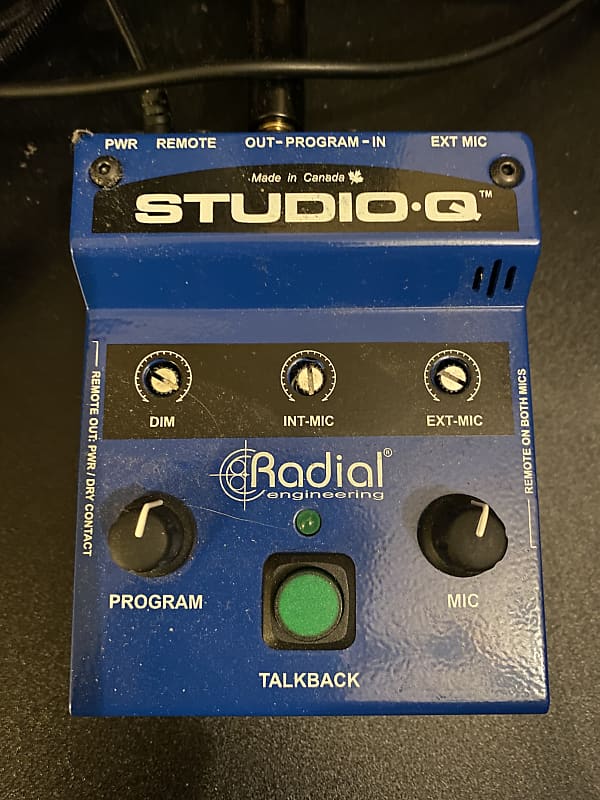 Radial Studio-Q Desktop Talk-Back/Cue System with Beacon LED | Reverb