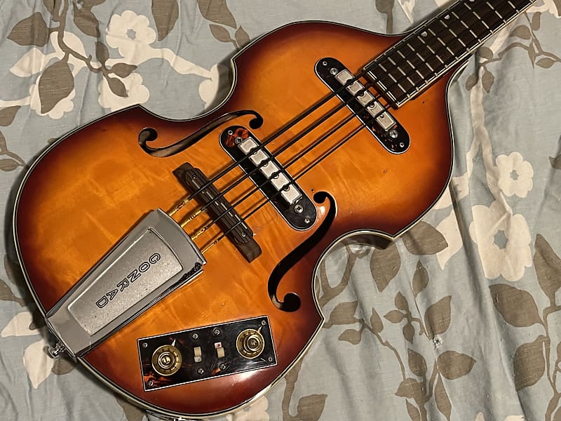 Conrad 40177 1960’s - sunburst violin bass | Reverb