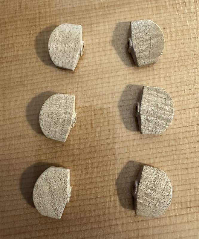 PRS Phase II/III Tuner Buttons (6) Maple | Reverb