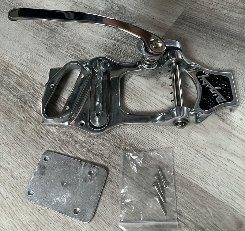 Bigsby B16 With Bridge & Neck Pocket Wedge Polished Aluminum | Reverb