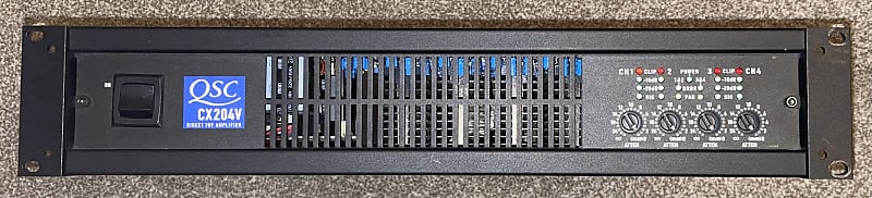 QSC CX204v 4-CH 70V Power Direct Amplifier | Reverb