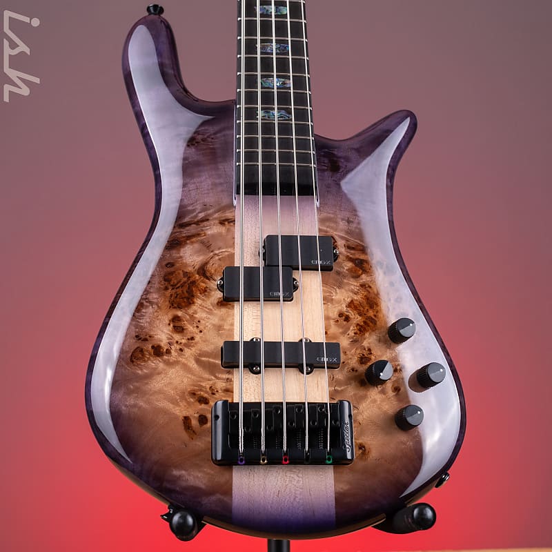 Spector Euro 5 Custom Natural Violet Burst Gloss | Reverb