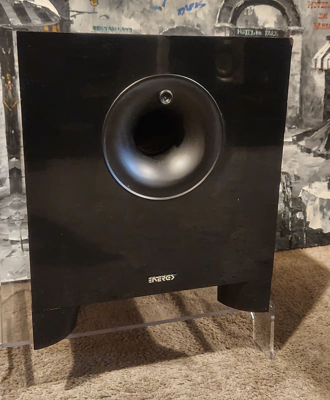ENERGY Energy ESW-8 Powered 8" Subwoofer 90s - Piano black | Reverb