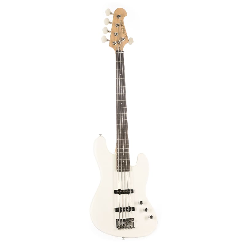 J & D JB/5 5-String Bass Arctic White - 5-String Electric | Reverb