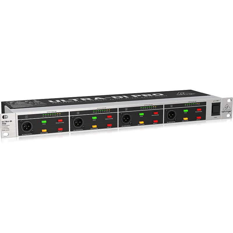 Behringer DI4000 V2 4-Channel Rackmount Active DI-Box | Reverb Canada