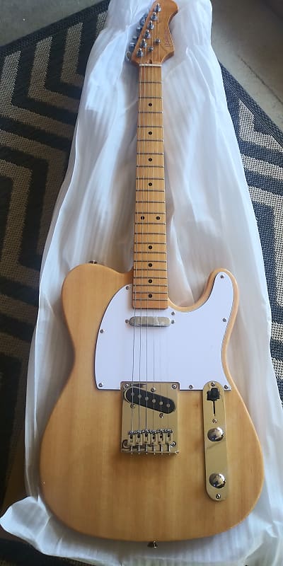 telecaster natural finish maple neck new super nice | Reverb