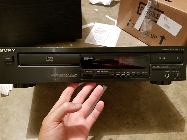 Sony CDP-291 CD Player Single Disc PARTS ONLY | Reverb