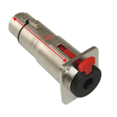 1/4 Trs To 3Pin Xlr Female Audio Pass Through Feed Panel | Reverb