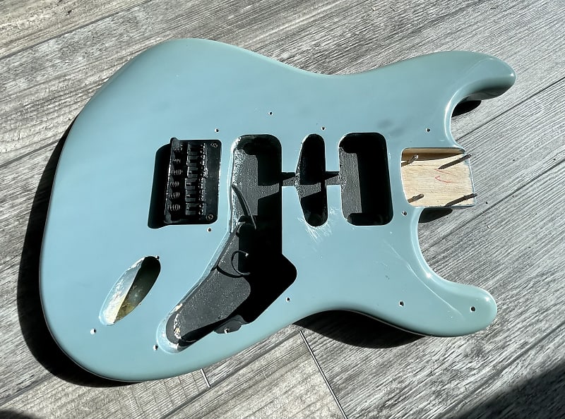 Squier Bullet Stratocaster Hardtail Body Sonic Grey | Reverb