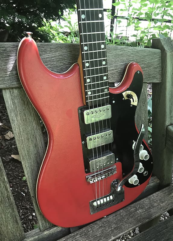Hofner Super Solid 3 - 173 Electric Guitar 1963 Red Vinyl | Reverb